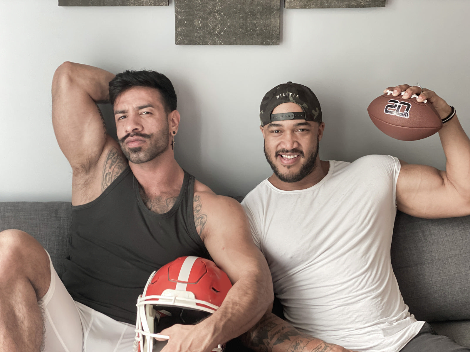 Post Football Fuck… Jason Vario Checks Out His Buddy Mateo Zagals